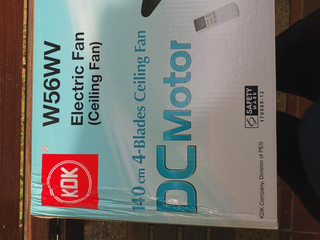 KDK Ceiling Fan W56WV WHITE, Furniture & Home Living, Lighting & Fans ...