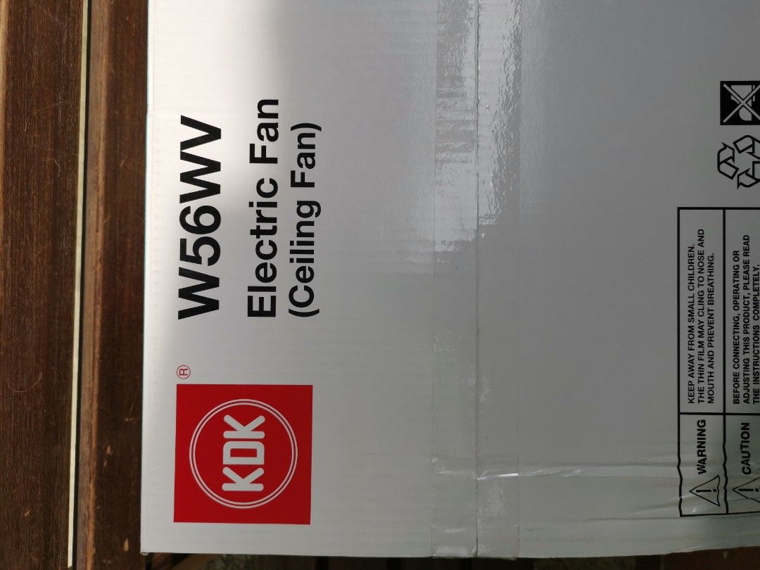 KDK Ceiling Fan W56WV WHITE, Furniture & Home Living, Lighting & Fans ...