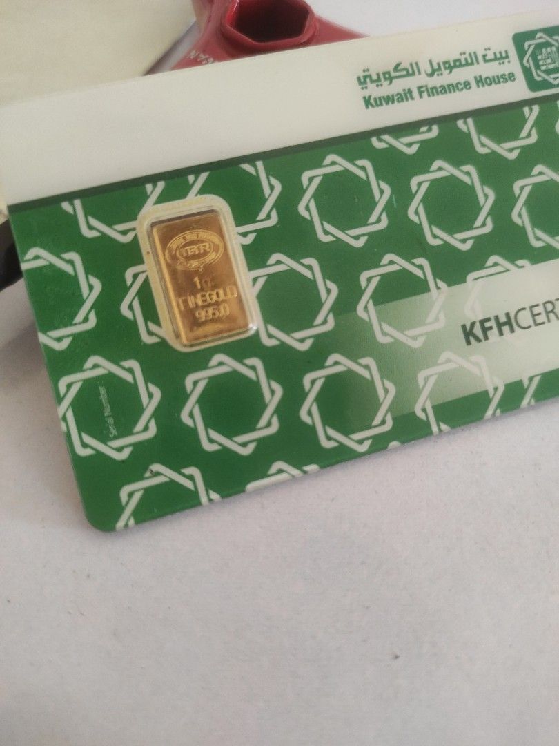 KFH Gold Bar 1g, Women's Fashion, Jewelry & Organisers, Precious Stones ...