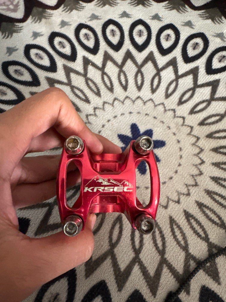 KRSEC Red Stem, Sports Equipment, Bicycles & Parts, Parts & Accessories ...