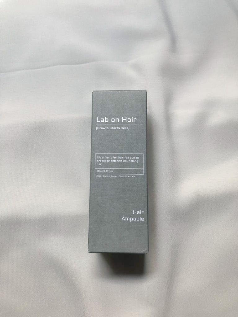 LAB ON HAIR ANTI HAIR FALL AMPOULE SERUM AND SCALP SPRAY, Kesehatan ...