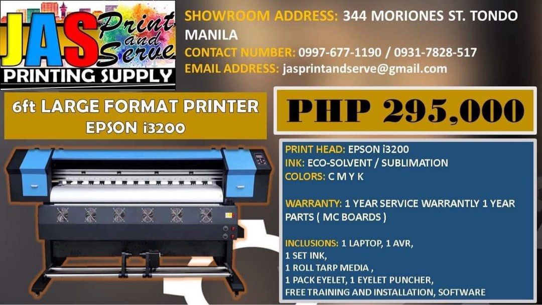 Large format printer machine, Computers & Tech, Printers, Scanners ...