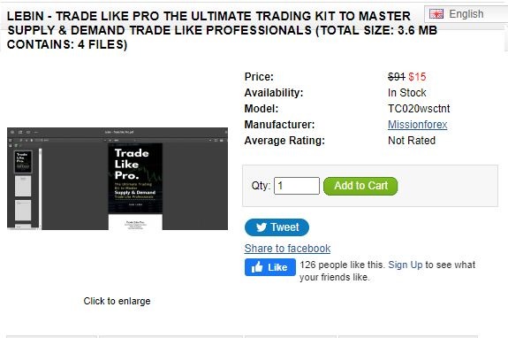 LEBIN - TRADE LIKE PRO THE ULTIMATE TRADING KIT TO MASTER SUPPLY ...