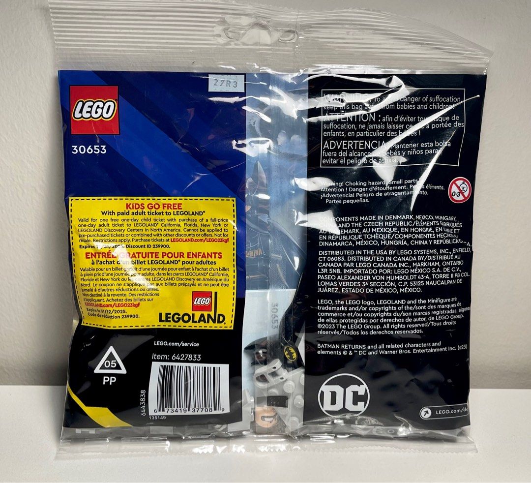 Lego 30653 Batman 1992 Polybag (Retired), Hobbies & Toys, Toys & Games ...