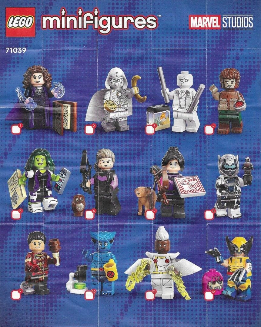 Lego 71039 LEGO MARVEL Cinematic MINIFIGURES SERIES 2 Agatha Harkness ...