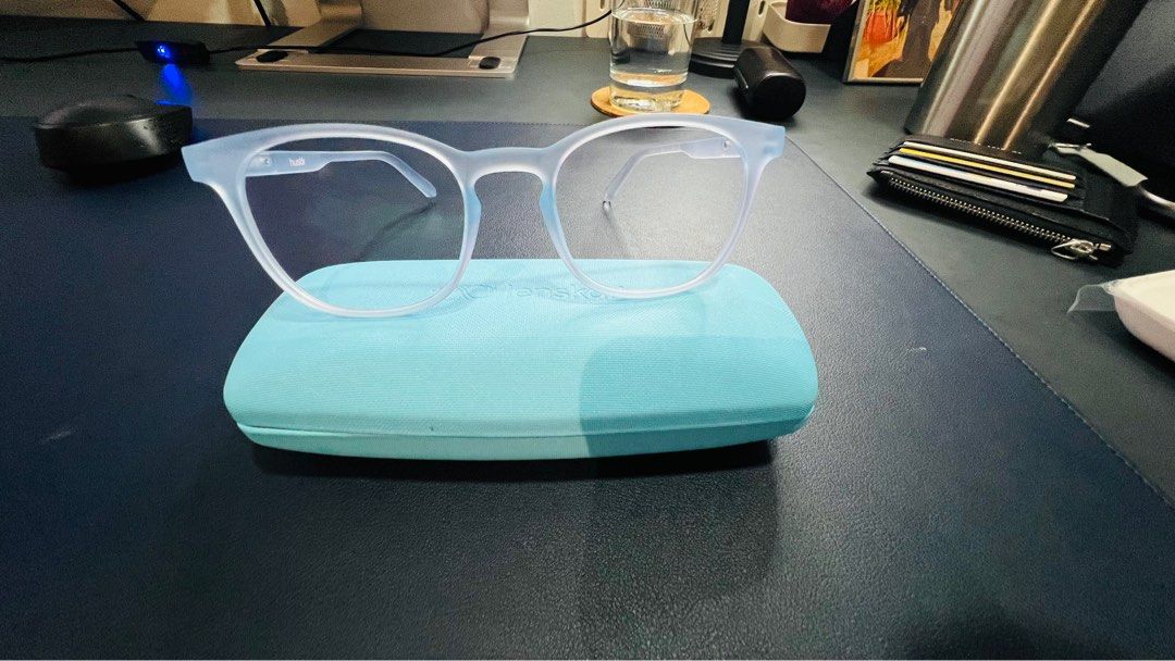 Lenskart Hustlr Series - BNIB - eye wear - turquoise blue with mattee ...