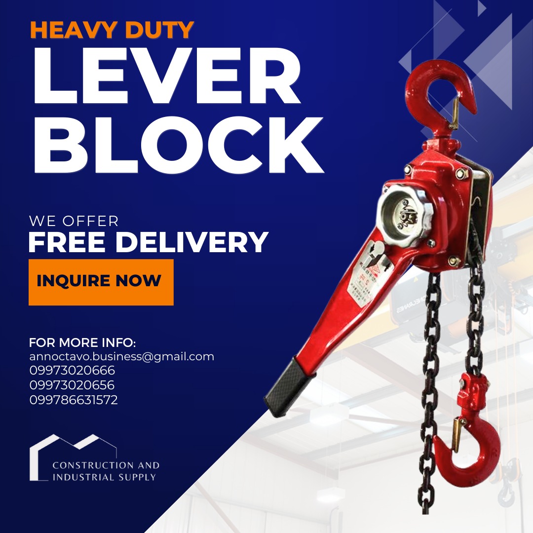 Lever Block | Lever Hoist | Ratchet Hoist | Manual Lifting | Heavy ...