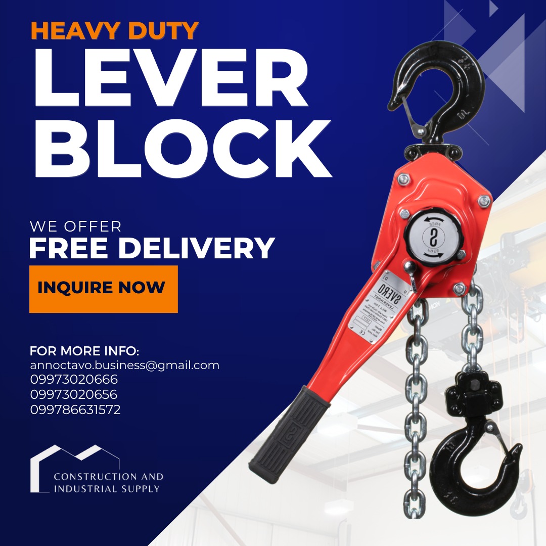 Lever Block | Manual Lifting | Heavy Lifting | Lever Hoist | Load ...
