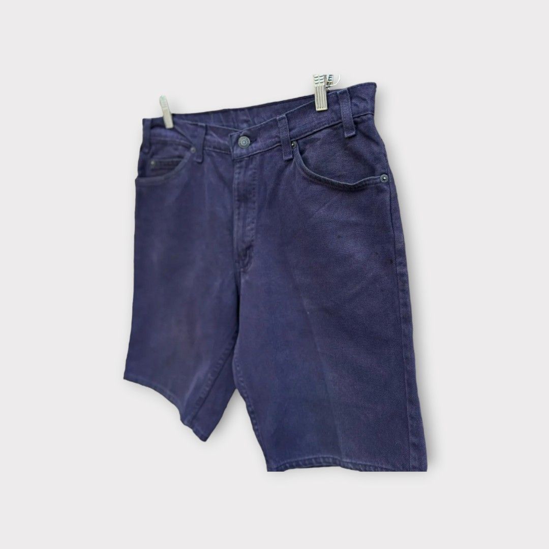 Levi's 550 Dark Purple Jorts, Men's Fashion, Bottoms, Shorts on Carousell