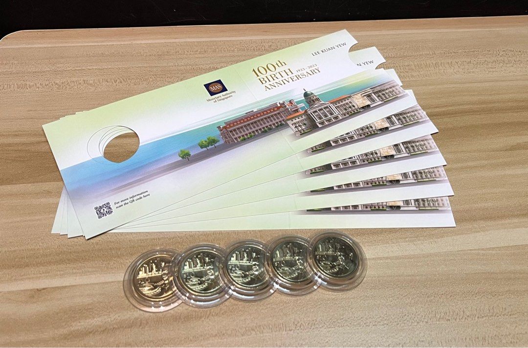 LKY 100 anniversary coin, Hobbies & Toys, Memorabilia & Collectibles ...