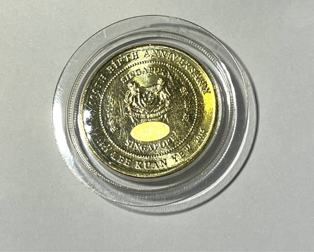 LKY 100 anniversary coin, Hobbies & Toys, Memorabilia & Collectibles ...
