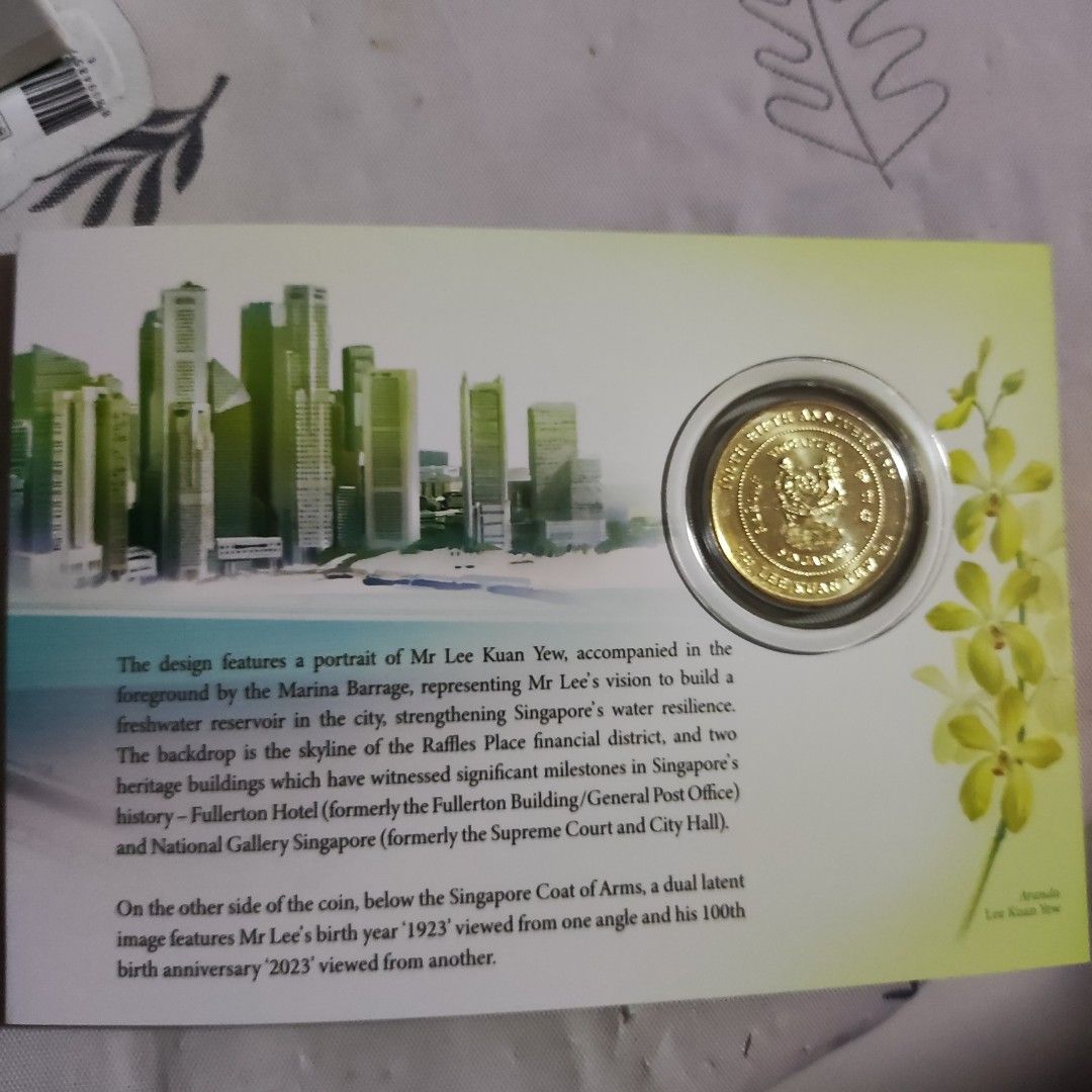 LKY 100 year $10 coin for sell at $18, Hobbies & Toys, Memorabilia ...