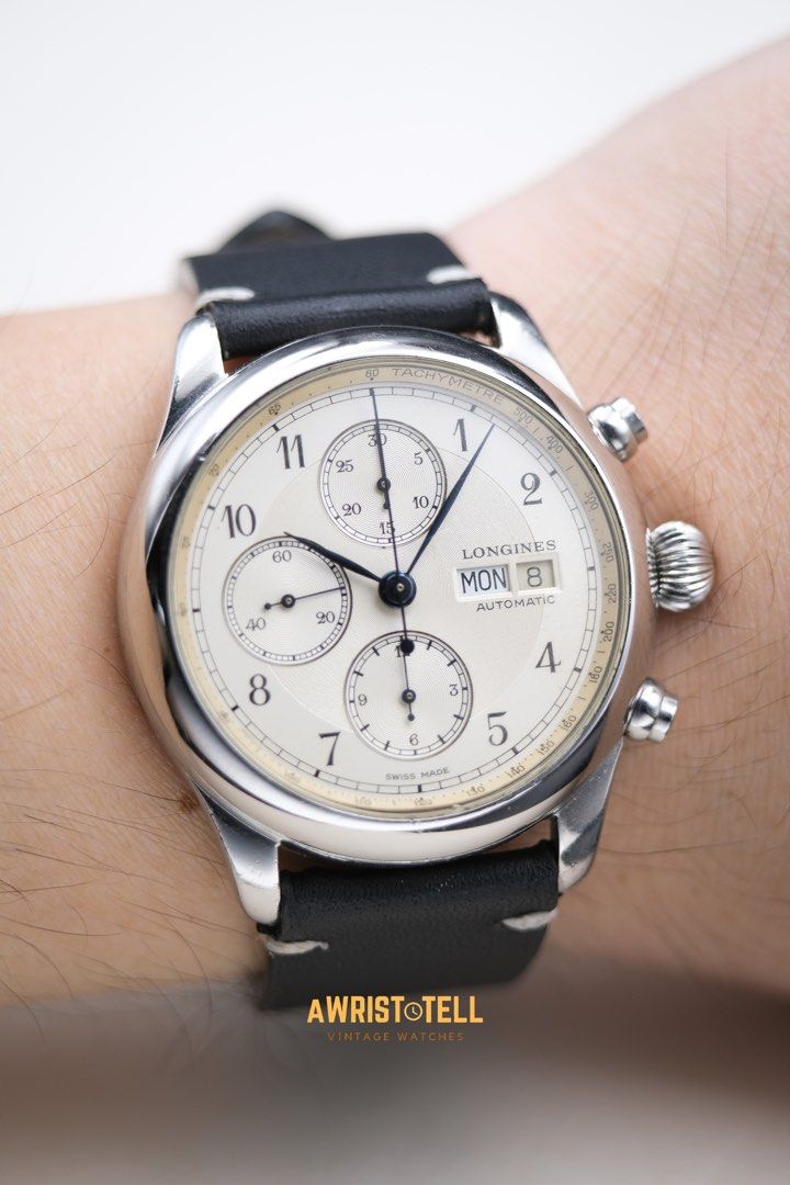 Longines Weems Swissair Chronograph, Luxury, Watches on Carousell