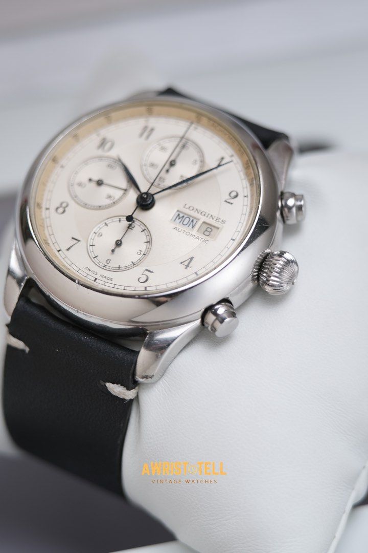 Longines Weems Swissair Chronograph, Luxury, Watches on Carousell