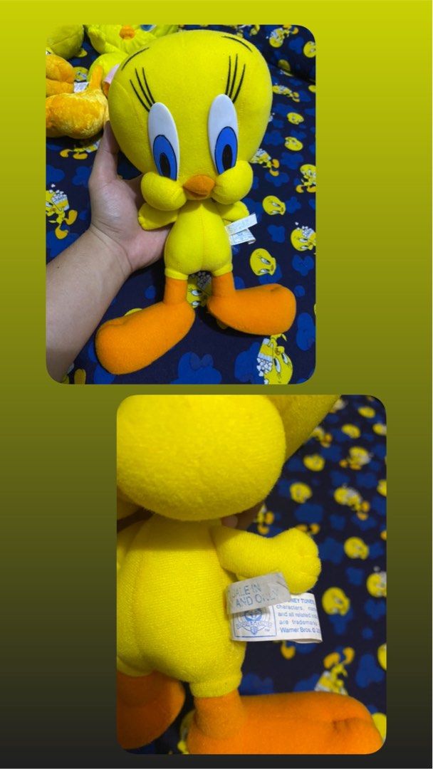 Looney Tunes Tweety Plush/Stuffed Toy, Hobbies & Toys, Toys & Games on ...