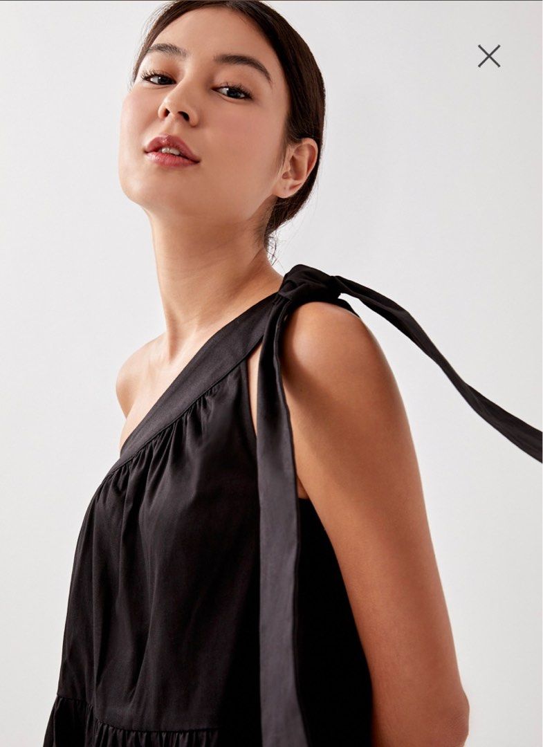 Love Bonito Violeta Toga Tiered Midaxi Dress, Women's Fashion, Dresses ...