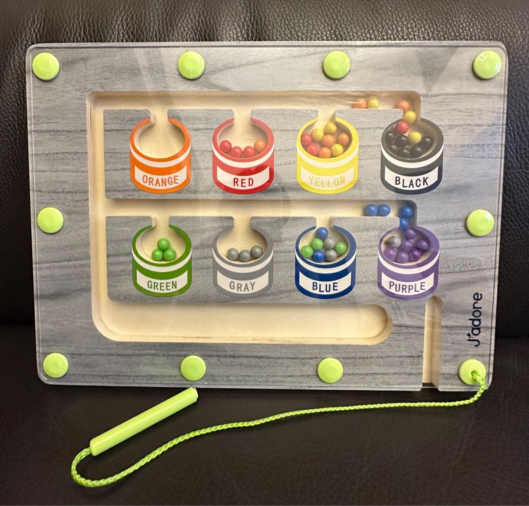 Jadore Magnetic ball sorting board, Hobbies & Toys, Toys & Games on ...