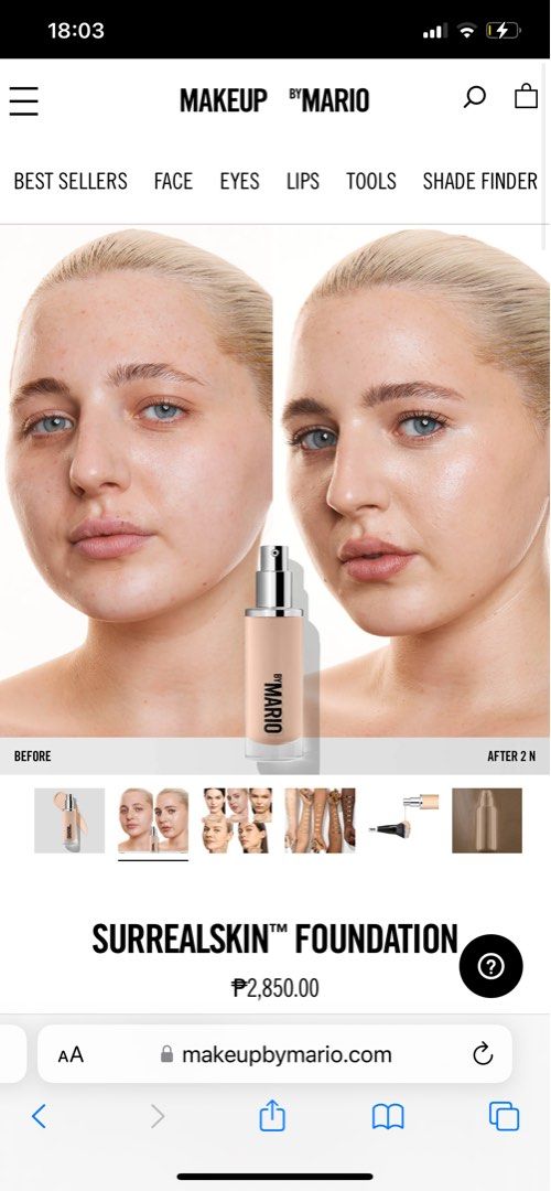 Makeup by mario surreal skin shade 2N, Beauty & Personal Care, Face, Makeup on Carousell