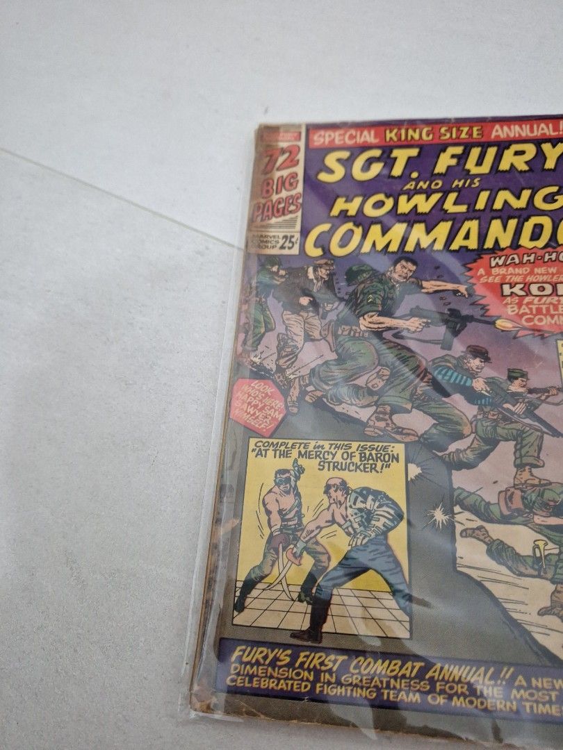 Marvel Sgt Fury comic, Hobbies & Toys, Books & Magazines, Comics ...