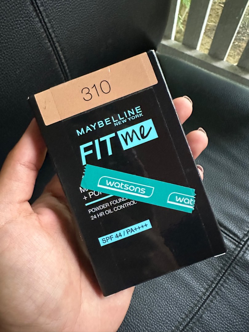 Maybelline fit me powder foundation shade 310, Beauty & Personal Care ...