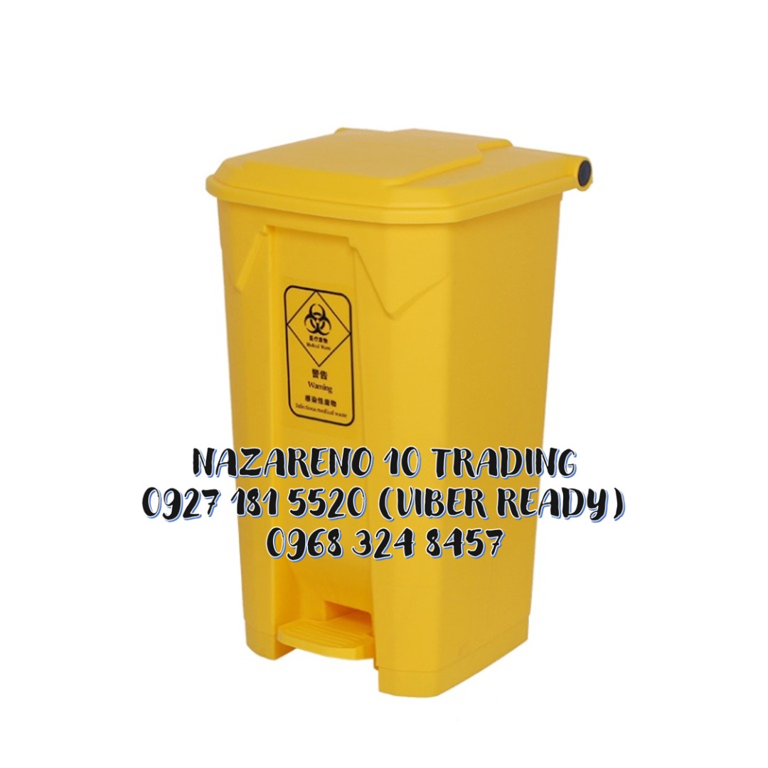 medical waste bin 80 liters, Furniture & Home Living, Cleaning ...