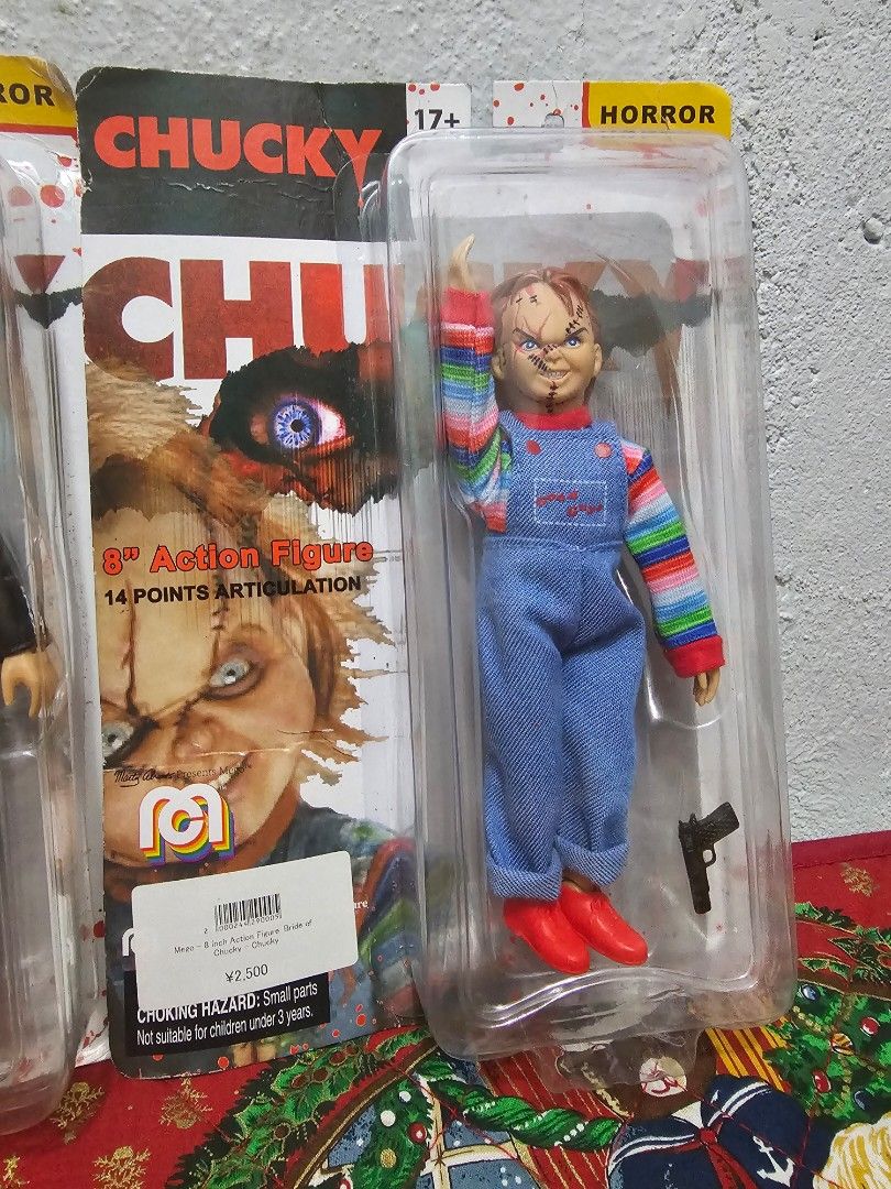 Mego 8" Chucky and Tiffany Action Figures Set, Hobbies & Toys, Toys ...