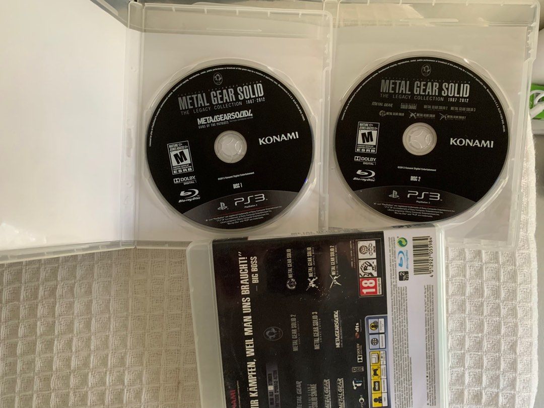 Metal Gear Solid: Legacy Collection (PS3), Video Gaming, Video Games ...