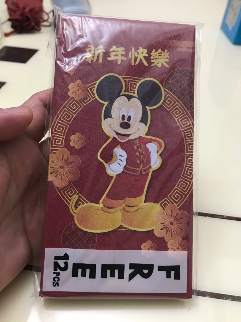 Mickey Mouse Red Packet, Hobbies & Toys, Memorabilia & Collectibles ...