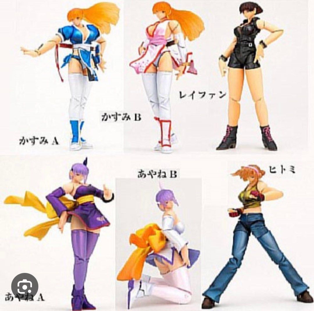 MISB KT DX Dead or Alive DOA KT Figures Set Complete SHF SH Figuarts S.H.F. Ayane Kasumi Leifang ...