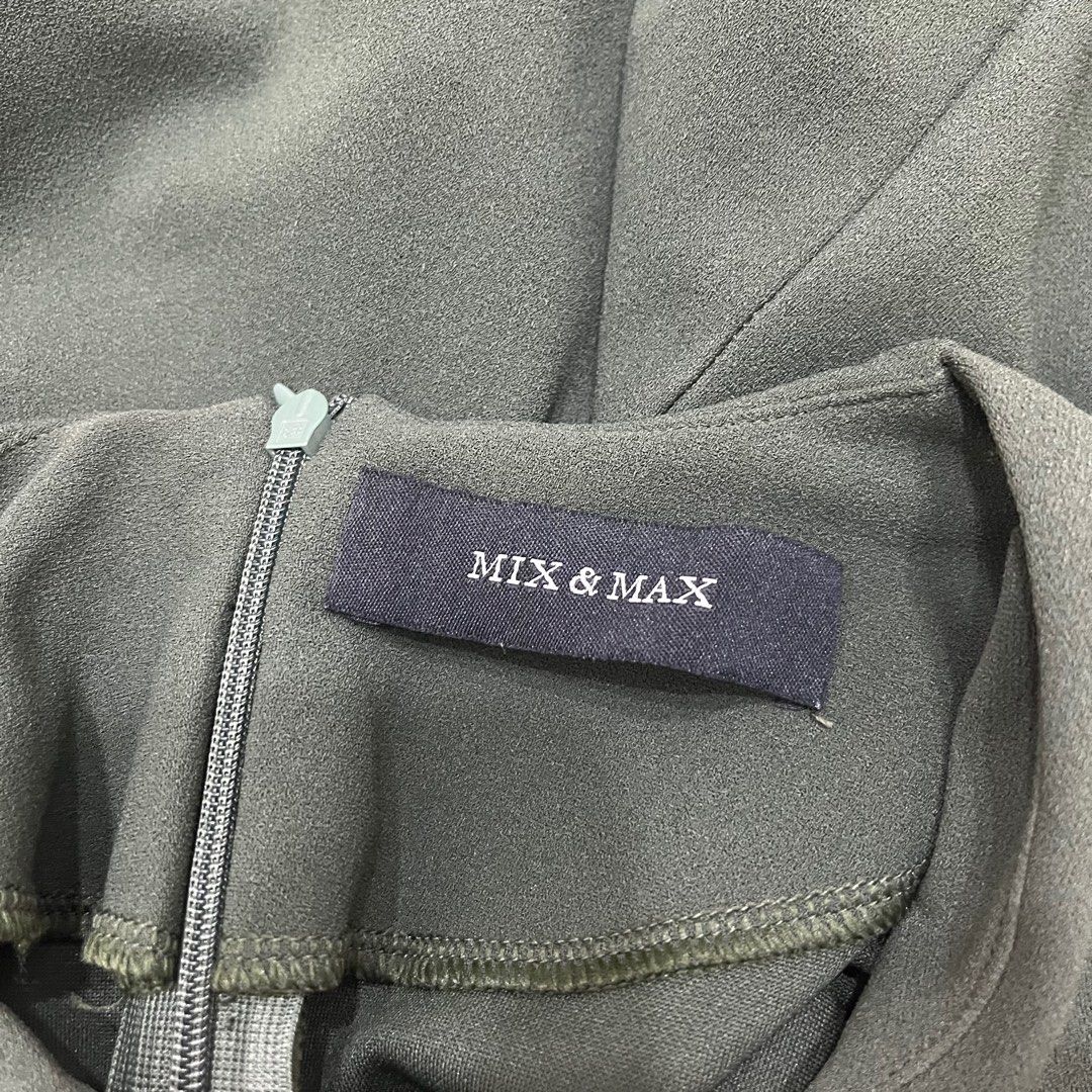 Mix & max Army Top, Fesyen Wanita, Pakaian Wanita, Atasan di Carousell