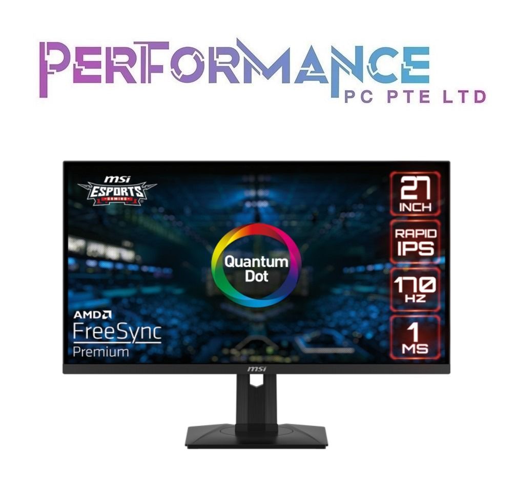 MSI G274QPF-QD 27" WQHD 2560 x 1440 (2K) 1ms 170 Hz 2 x HDMI ...