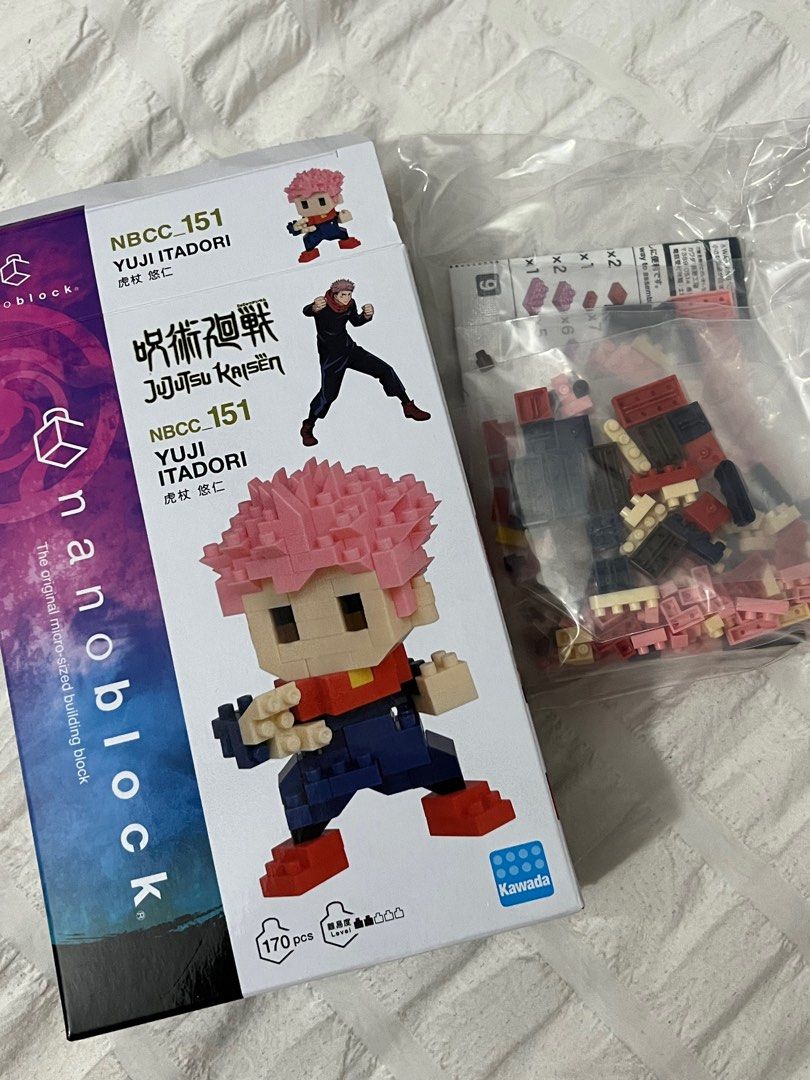 NANOBLOCK Yuji Itadori (Jujutsu Kaisen), Hobbies & Toys, Toys & Games ...
