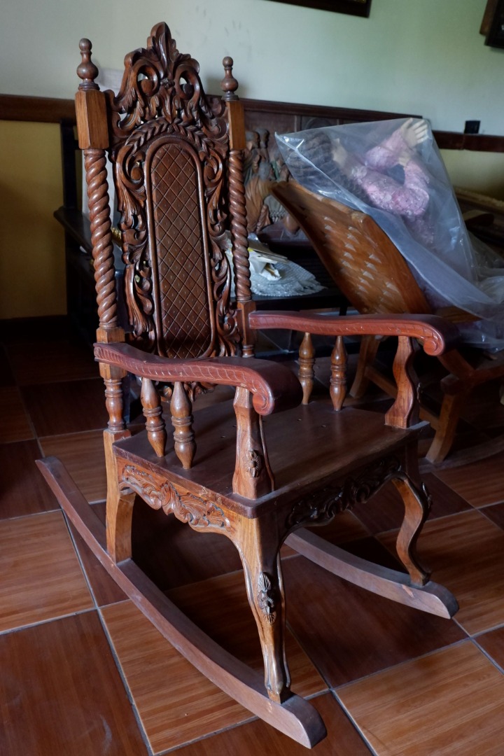 narra rocking chair, Furniture & Home Living, Furniture, Chairs on ...
