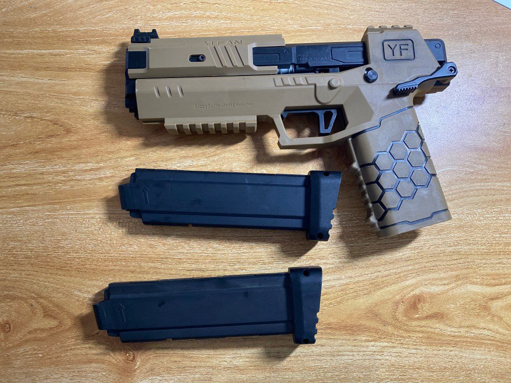 Modded Nerf Gecko, Hobbies & Toys, Toys & Games on Carousell