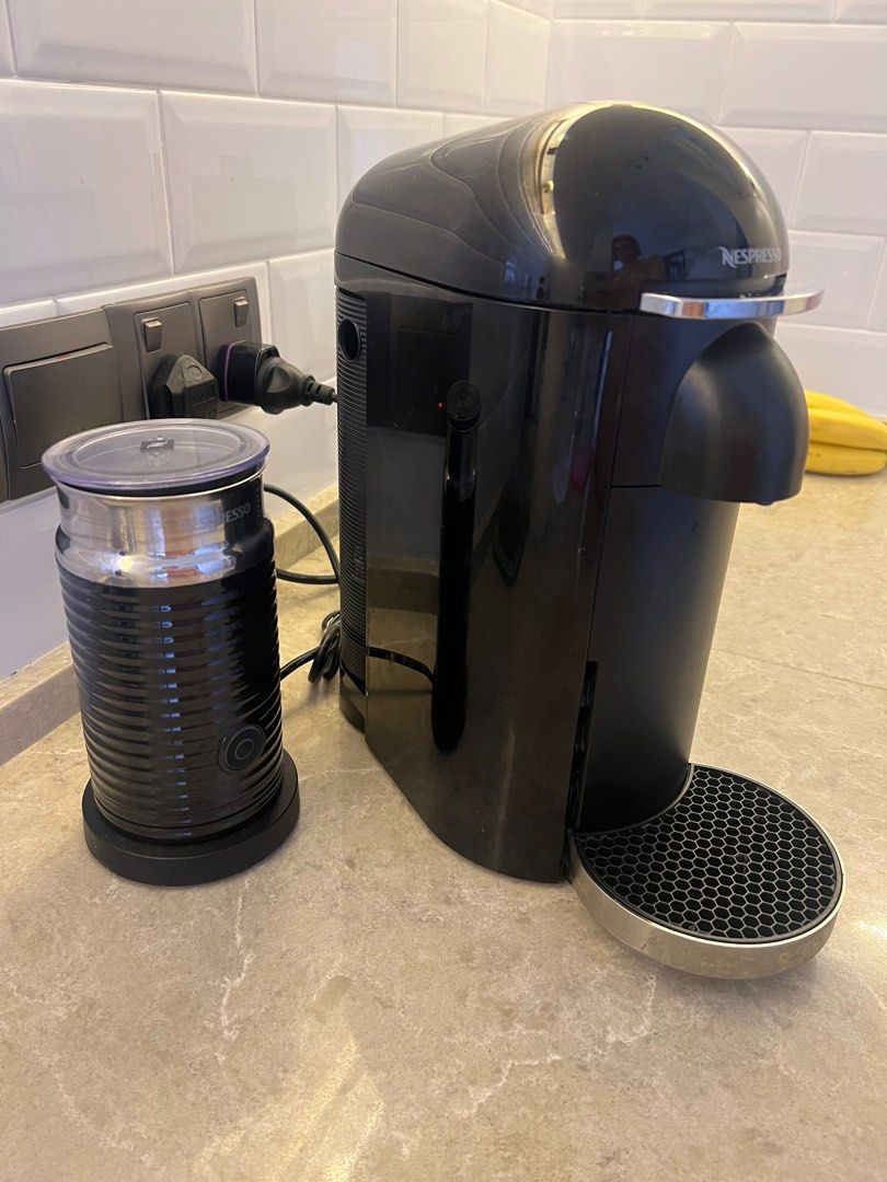 Nespresso Vertuo Plus with Aeroccino Milk Frother - Coffee Machine, TV ...