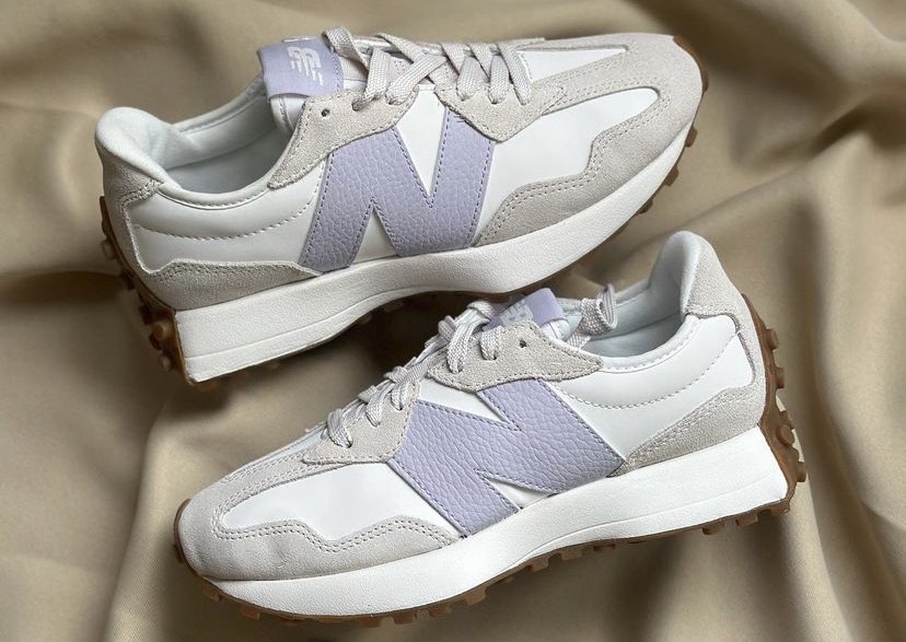 New Balance 327 ‘Moonbeam White Purple’, Women's Fashion, Footwear ...