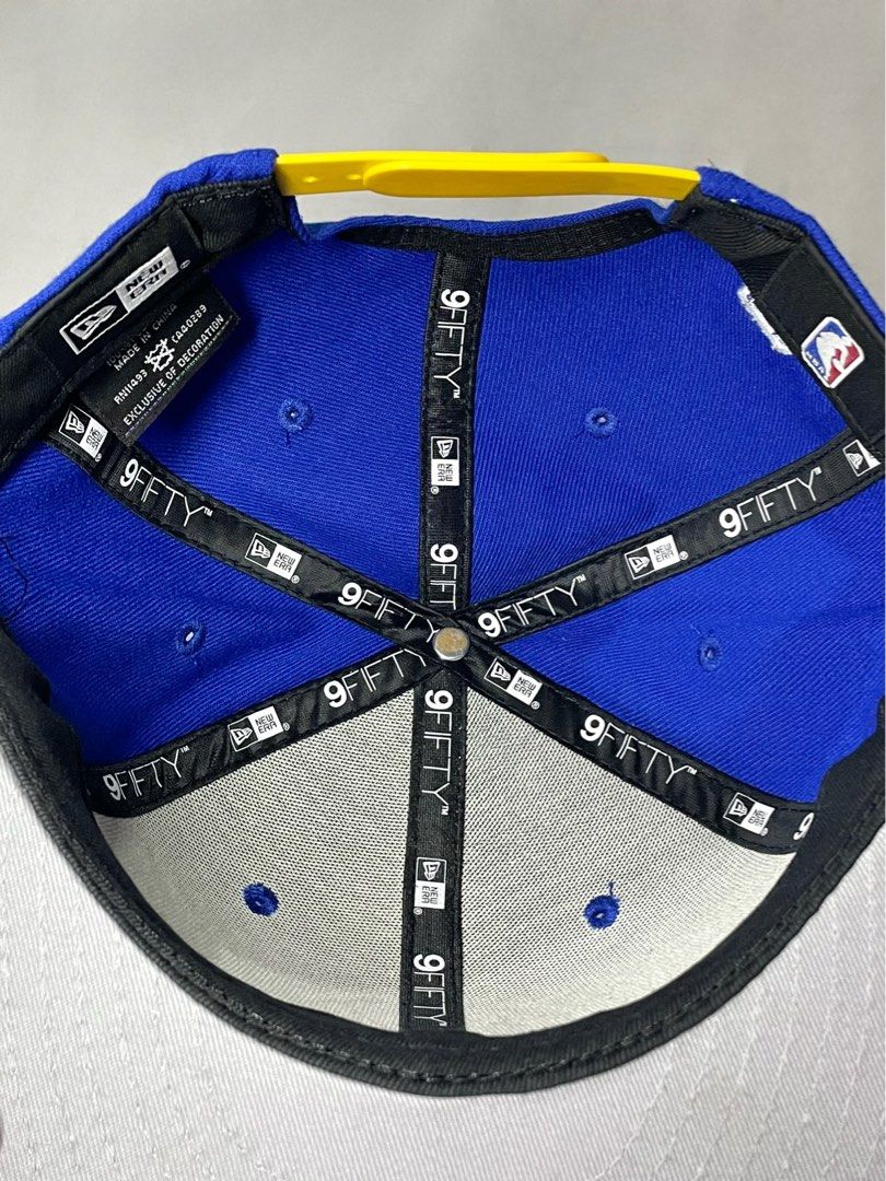 New Era Men's GSW 2-Tone Cap (9FIFTY), Men's Fashion, Watches ...