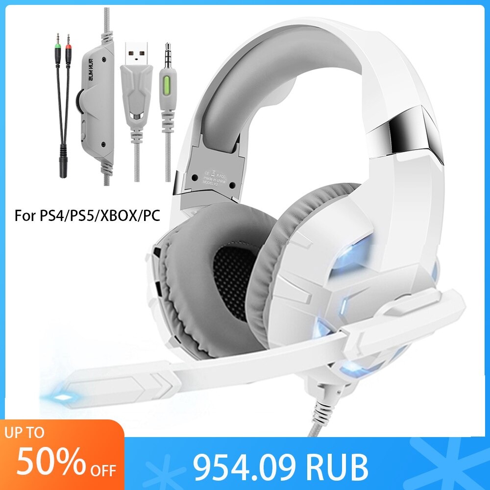New Super Bass Headset Gamer Headphones Computer PC, Over ear 9D Stereo ...