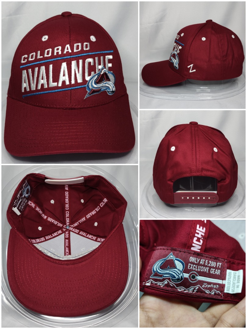 NHL COLORADO AVALANCHE CURVE SNAPBACK - LEGIT ZEPHYR, Men's Fashion ...