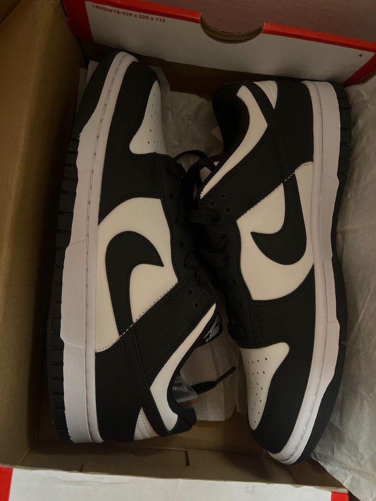 Nike dunk low pandas, Men's Fashion, Footwear, Sneakers on Carousell