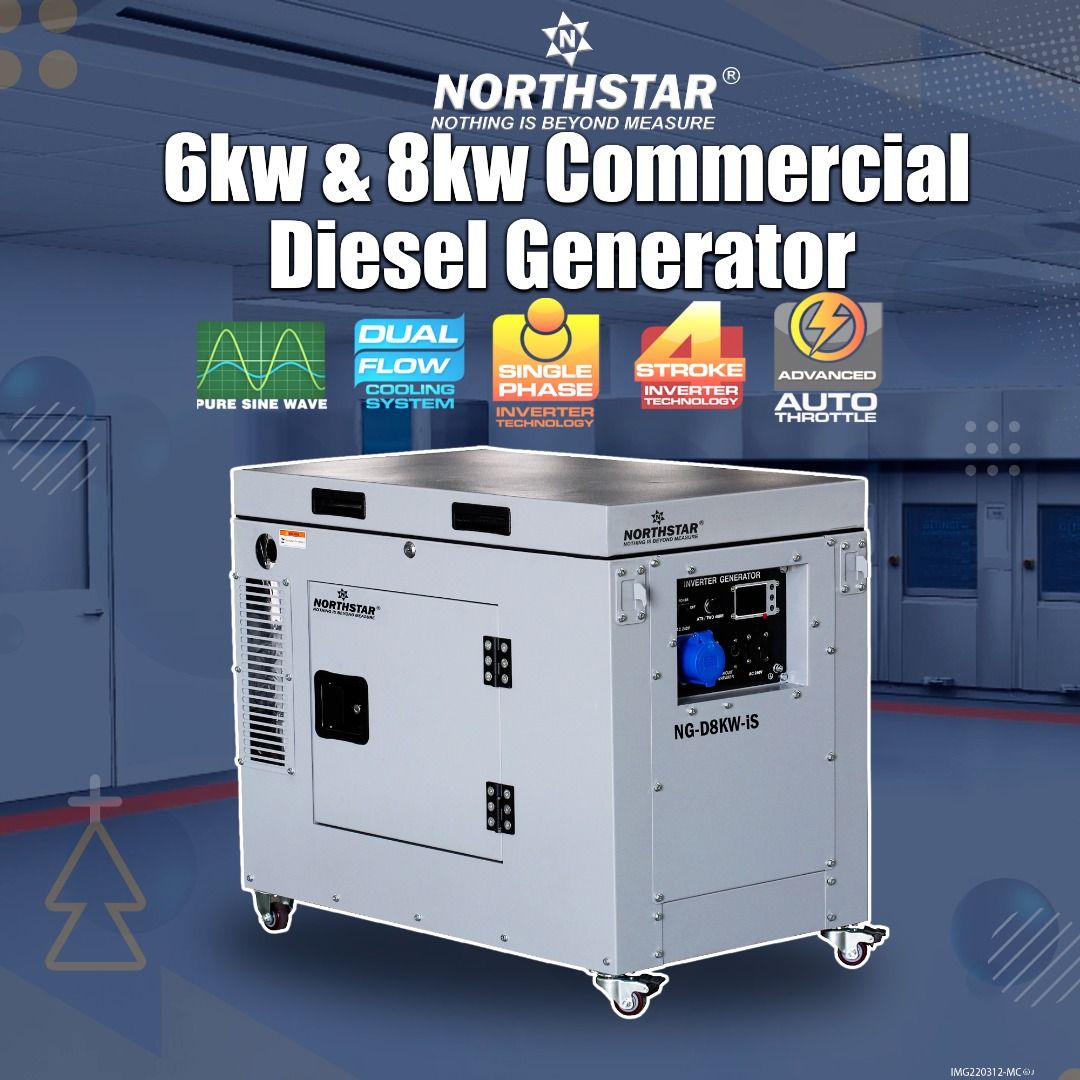 Northstar Industrial Inverter Generator ( DIESEL / LPG / GAS ...