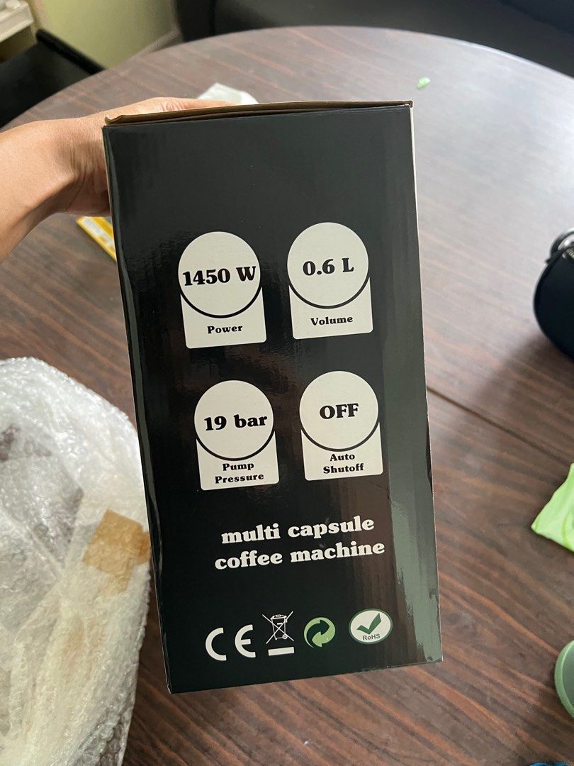Oggi multi-capsule espresso coffee machine (Capsule, Pod, and Ground ...