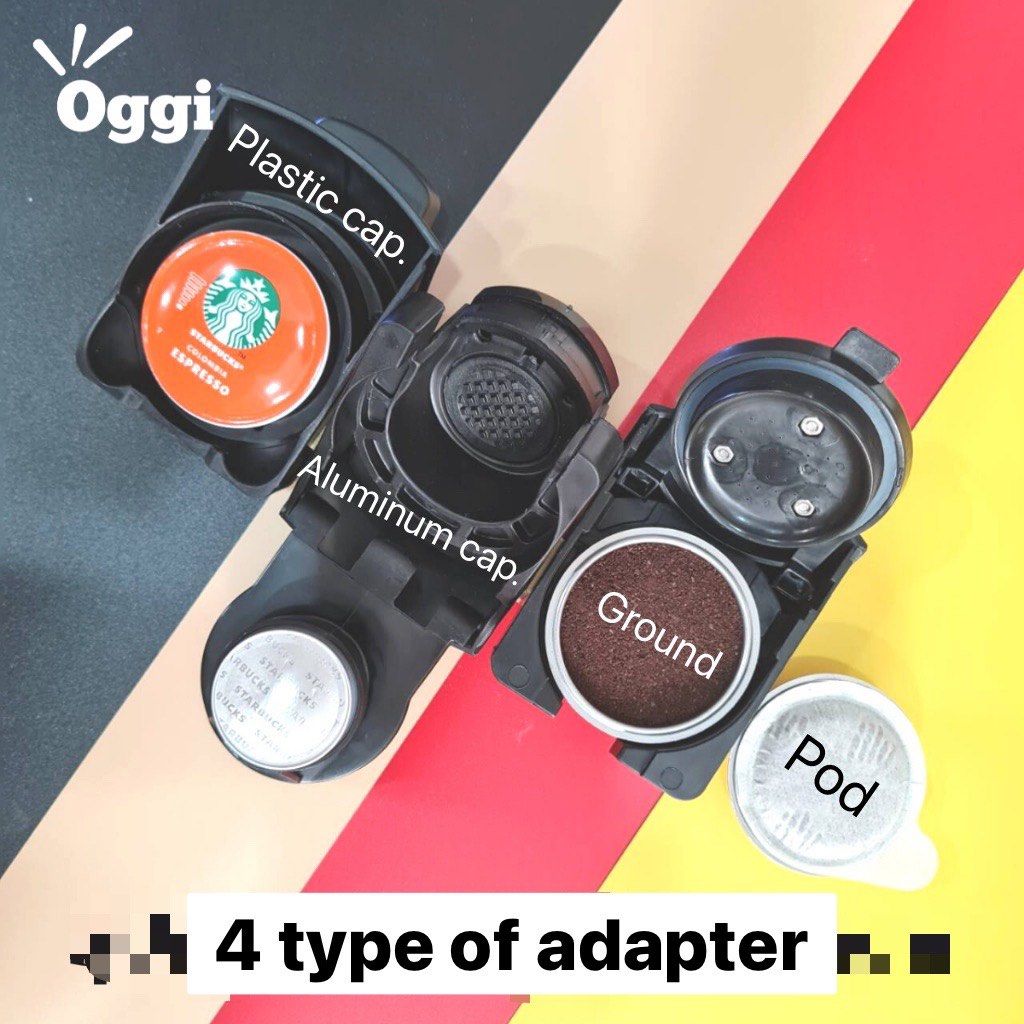 Oggi multi-capsule espresso coffee machine (Capsule, Pod, and Ground ...