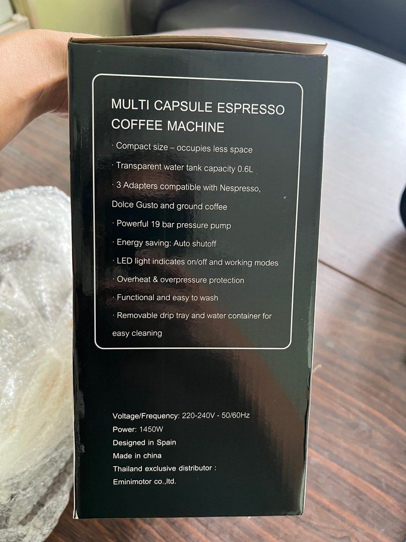 Oggi multi-capsule espresso coffee machine (Capsule, Pod, and Ground ...