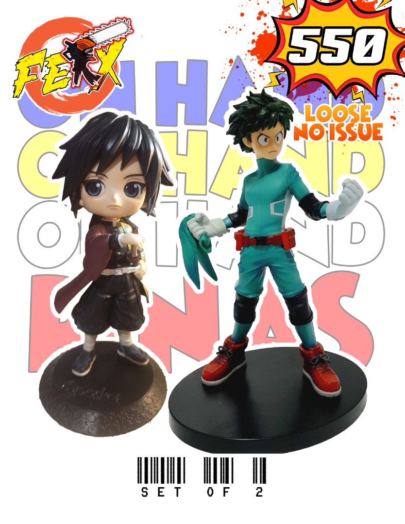 (On Hand) Qposket Giyu and DXF Deku "Set of 2", Hobbies & Toys, Toys ...