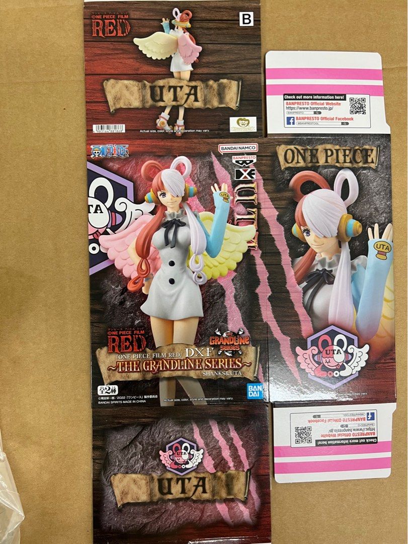 One piece figure 海賊王模型 UTA 少量 全新 有盒, 興趣及遊戲, 玩具 & 遊戲類 - Carousell