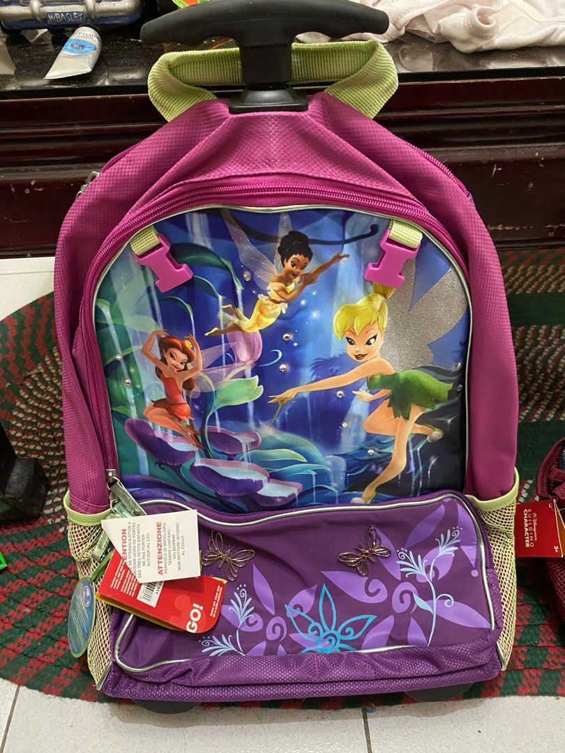 ORIGINAL DISNEY TINKERBELL Trolley/ backpack, Women's Fashion, Bags ...