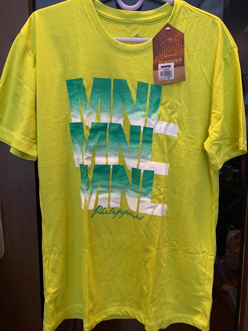 Original Kamisa by Kultura Filipino Statement Shirt MNL MNL MNL Print Large, Men's Fashion, Tops ...