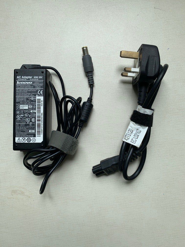 Original Lenovo AC Adapter 65W 20V, Computers & Tech, Parts ...