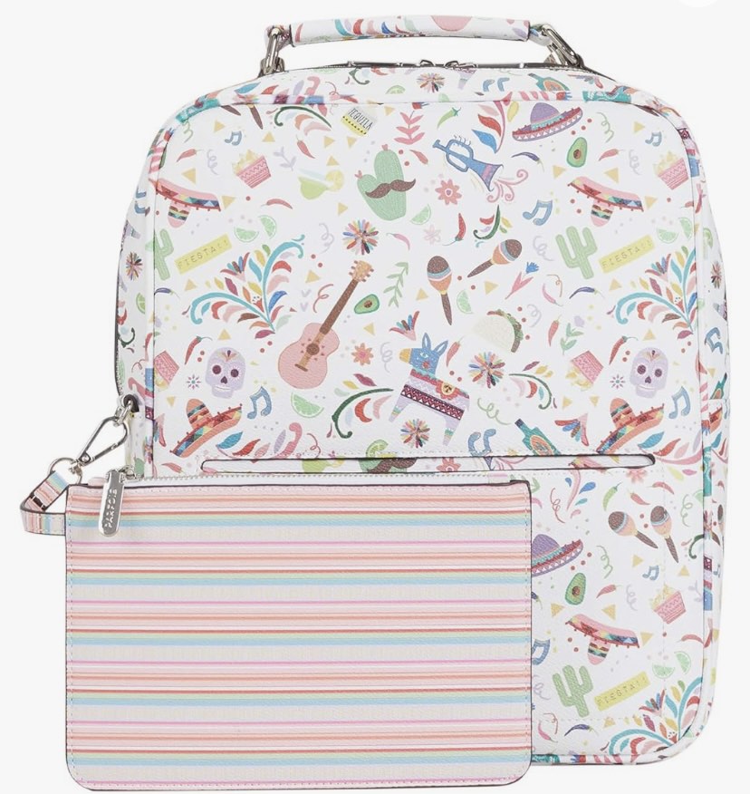 Original Parfois Mexico Print Backpack Laptop Bag, Women's Fashion ...